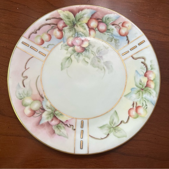 Bavaria | Dining | Art Deco Gold Glit Hand Painted Bavarian Plate With ...